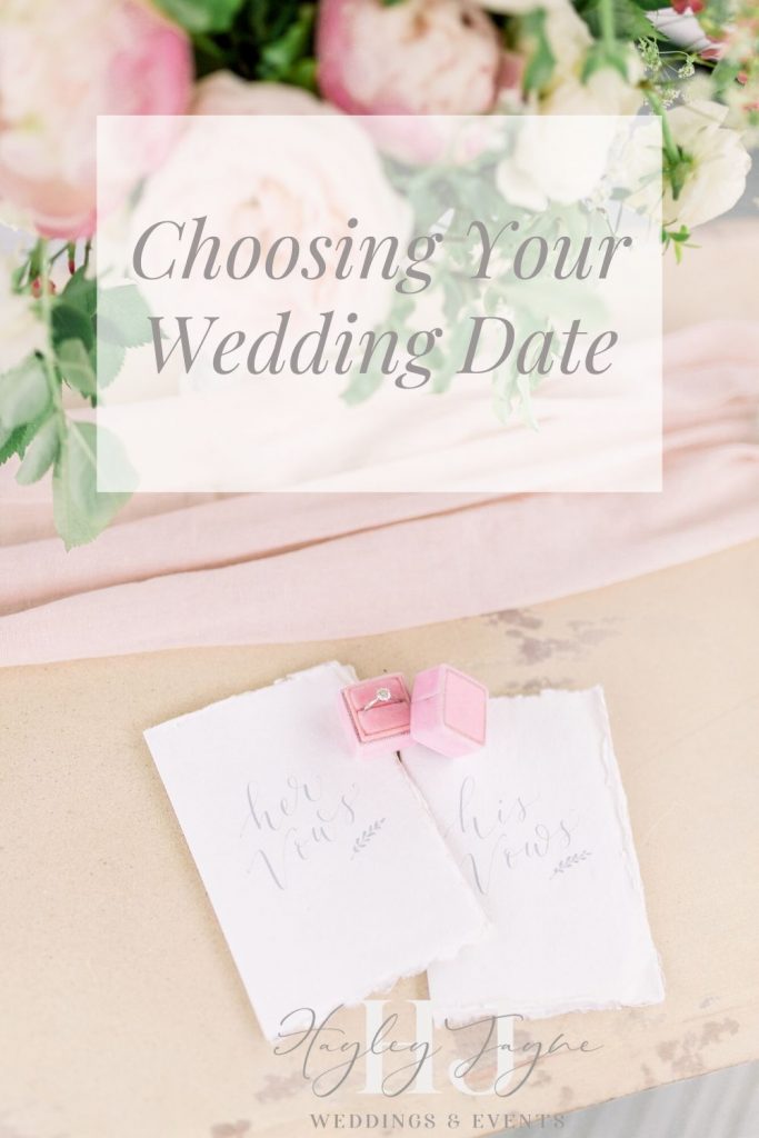Advice On How To Choose The Perfect Wedding Date